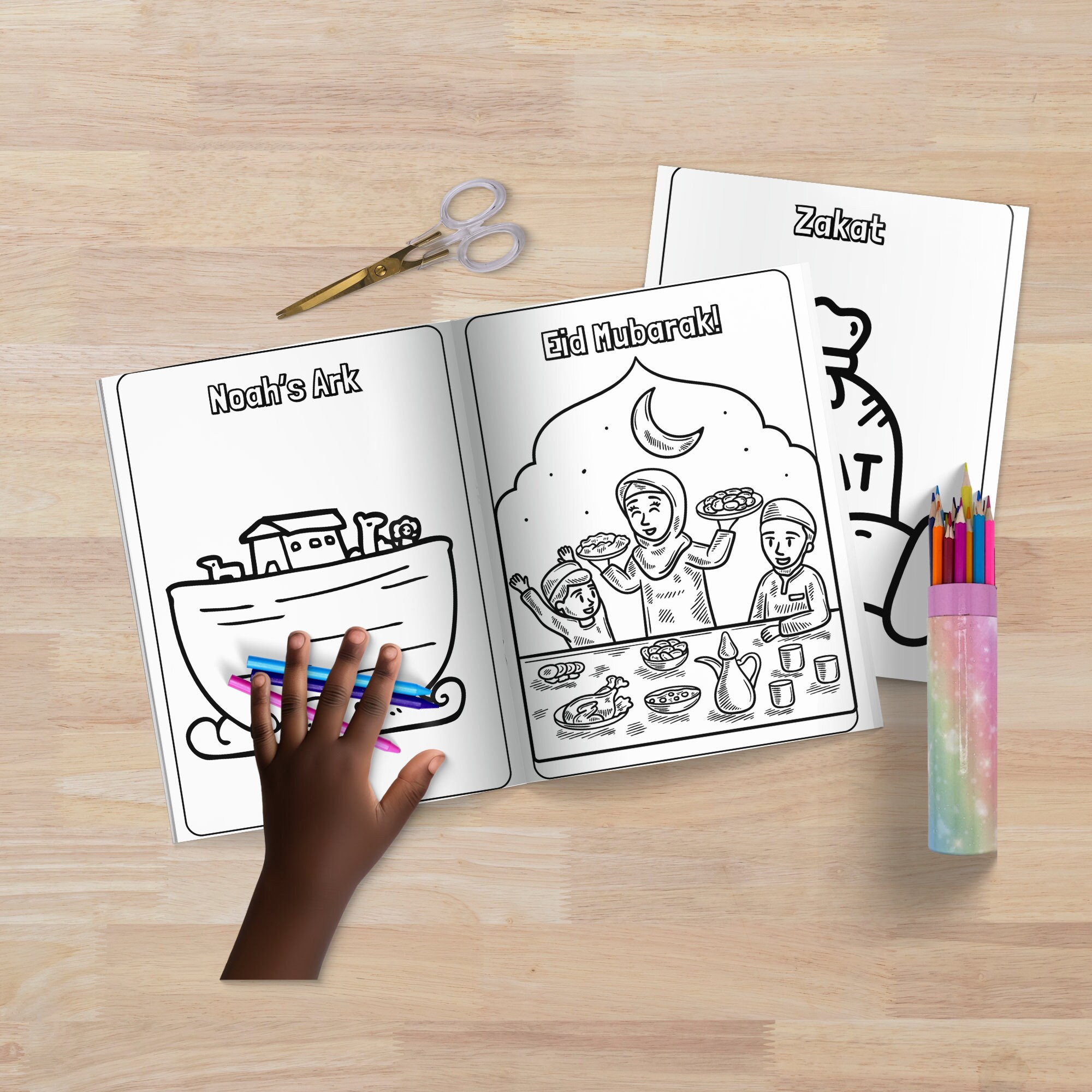 Islamic Colouring Book, Islamic Activities,printable Coloring Pages ...
