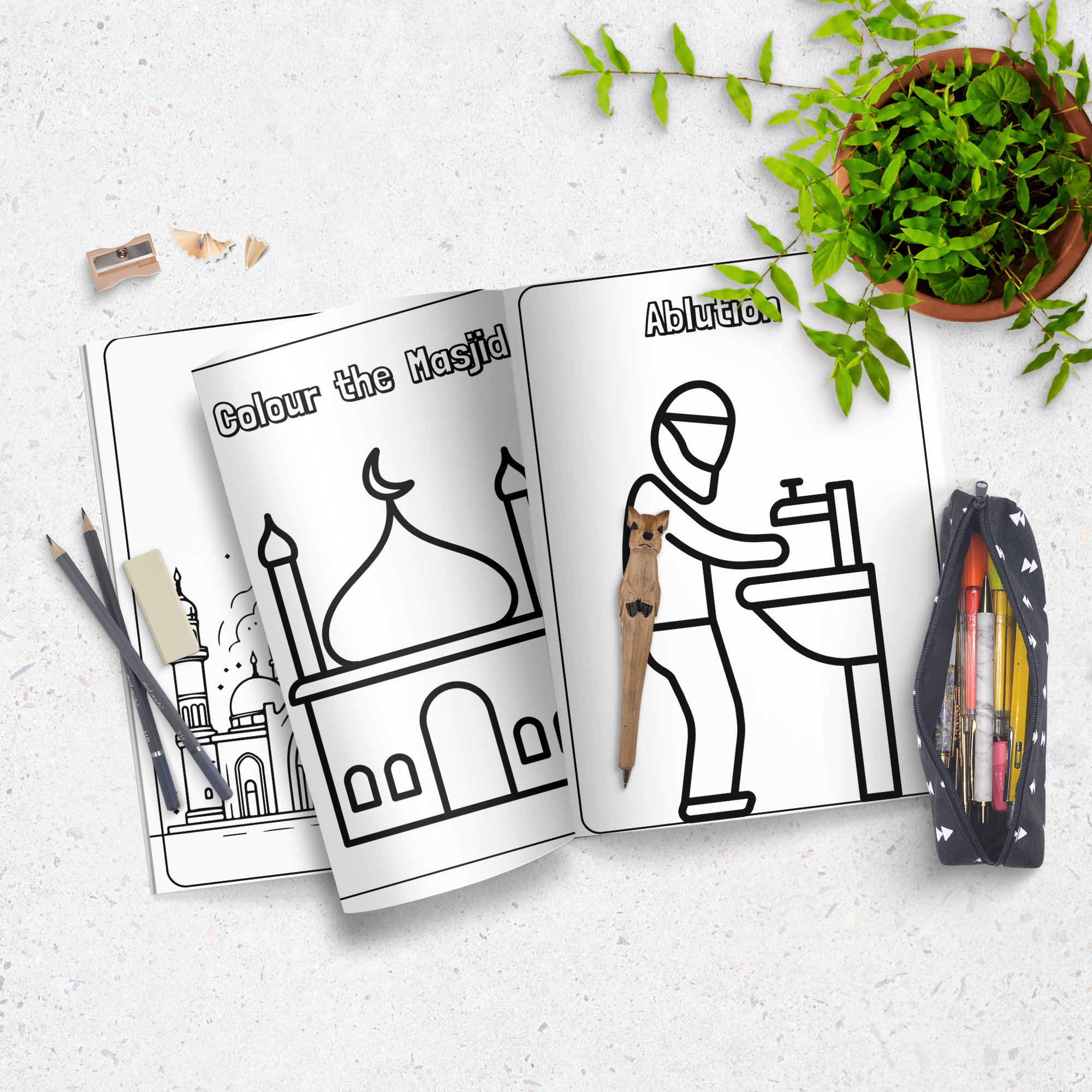 Islamic Colouring Book, Islamic Activities,printable Coloring Pages ...