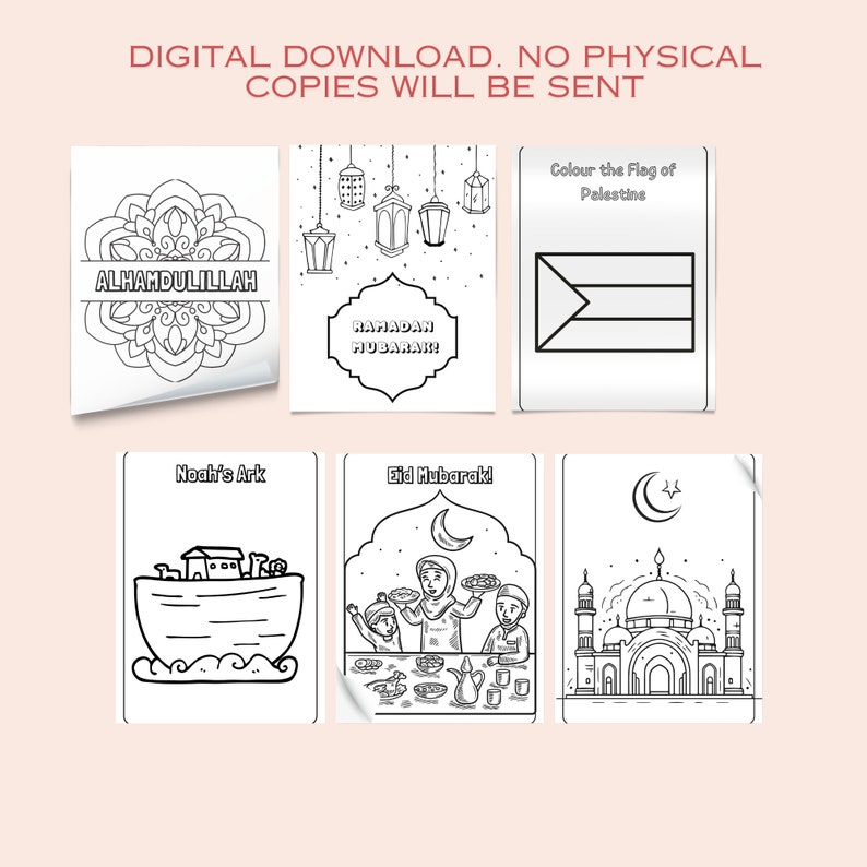 Islamic Colouring Book, Islamic Activities,printable Coloring Pages ...