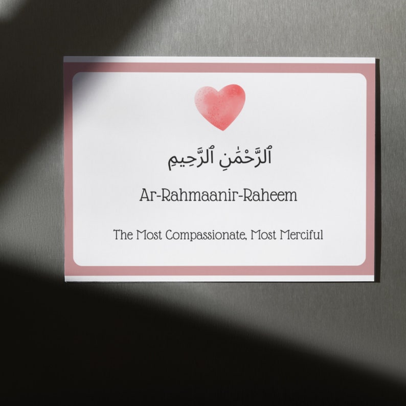 Surah Al Fatiha Flashcards, Islamic Cards for Muslim Children ...