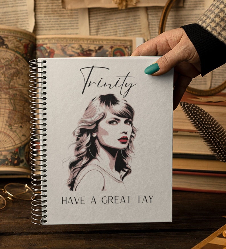Personalised Taylor Inspired A5 Spiral Notebook - Etsy