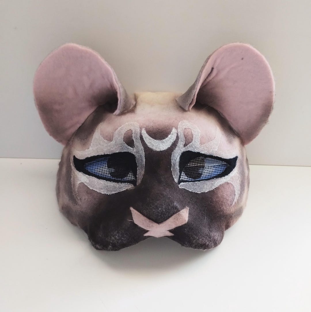 Therian Mask, Mask, Cat Mask, Ferret Therian Mask, Gift Ideas ...