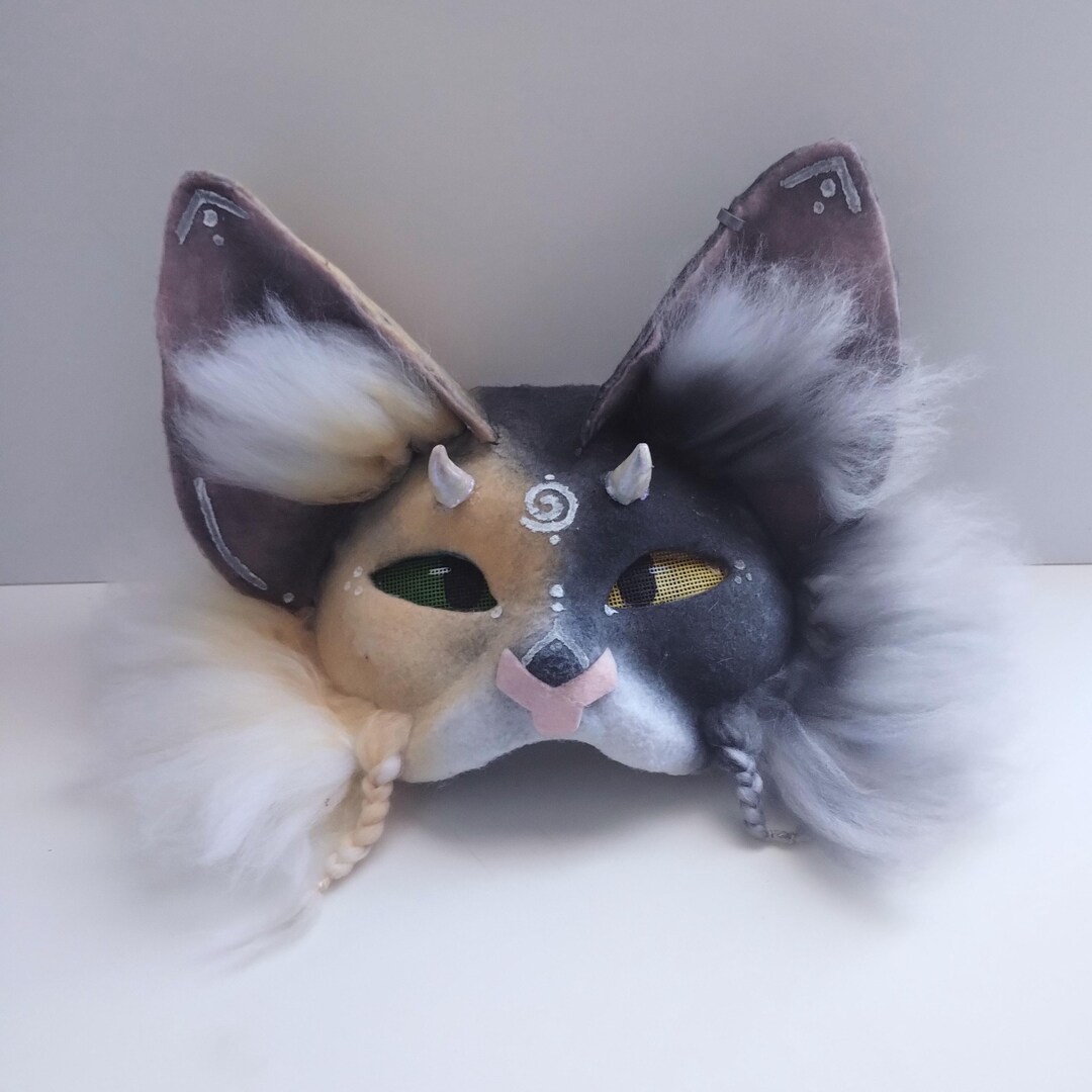 Cat Mask, Cat Therian Mask, Calico Cat Therian Mask, Therian Mask ...