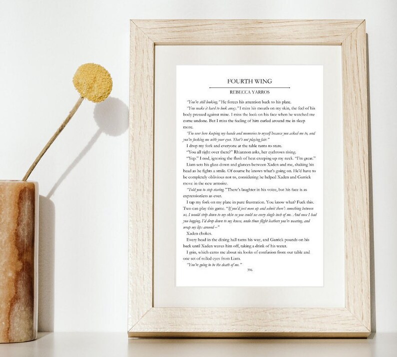Custom Book Page Poster | Custom Book Digital Art | Digital Download ...