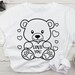 Valentine Teddy Bear Svg, Cute Valentine Bear Svg, Teddy Bear Svg, Png ...