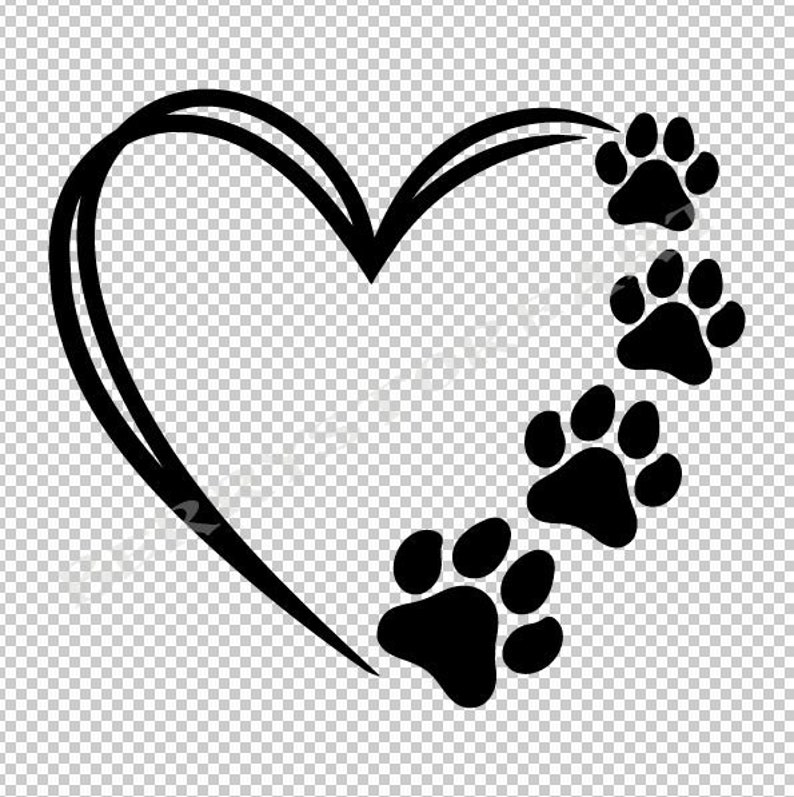 Paw Print SVG Bundle: Dog Lover Designs, Cricut & Silhouette Cut Files ...