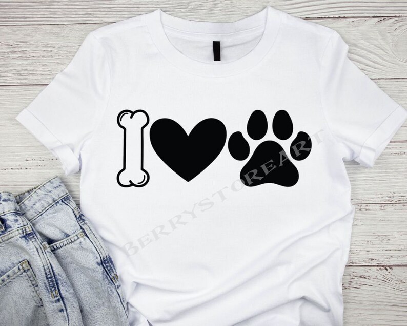 Paw Print SVG Bundle: Dog Lover Designs, Cricut & Silhouette Cut Files ...