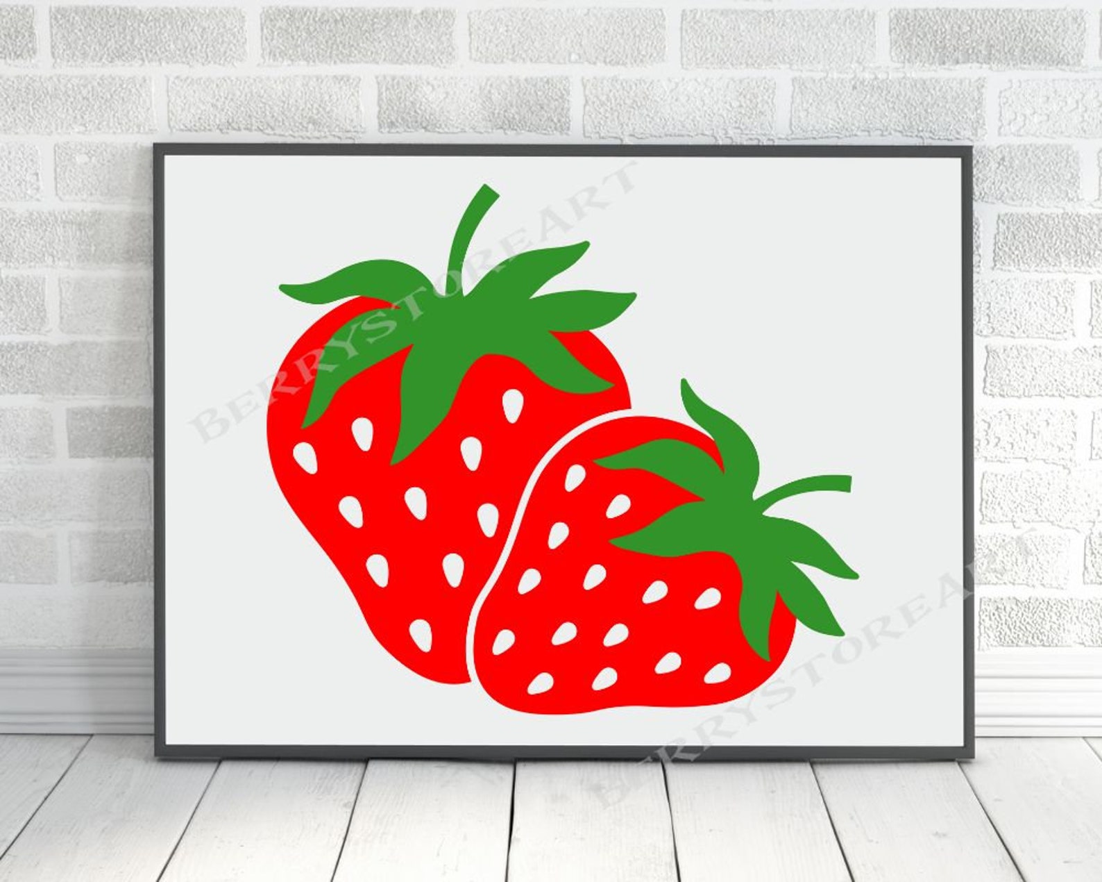 Strawberry SVG Bundle: Vector Clipart, Cricut Cut File - Etsy