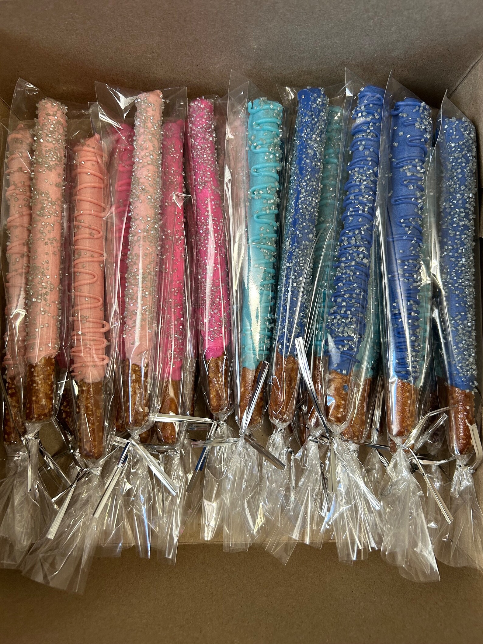 Chocolate Covered Pretzels. Party Favors For: Birthday, Valentines Day ...