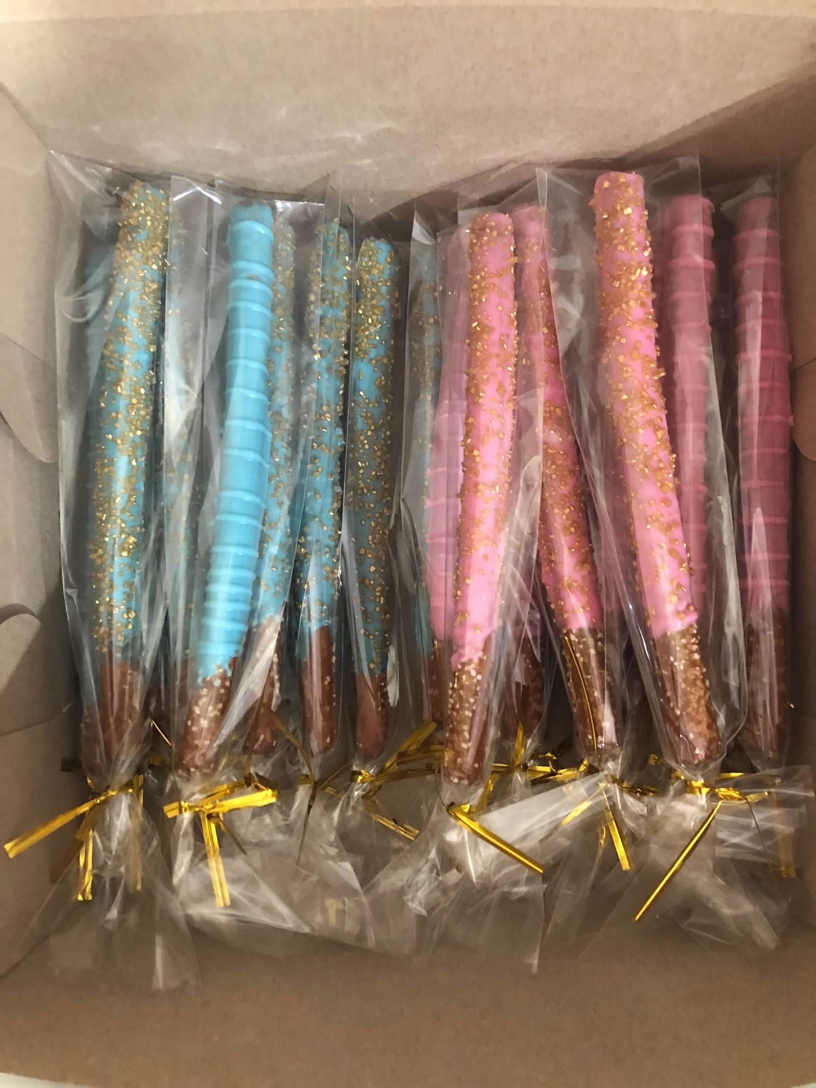Chocolate Covered Pretzels. Party Favors For: Birthday, Valentines Day ...