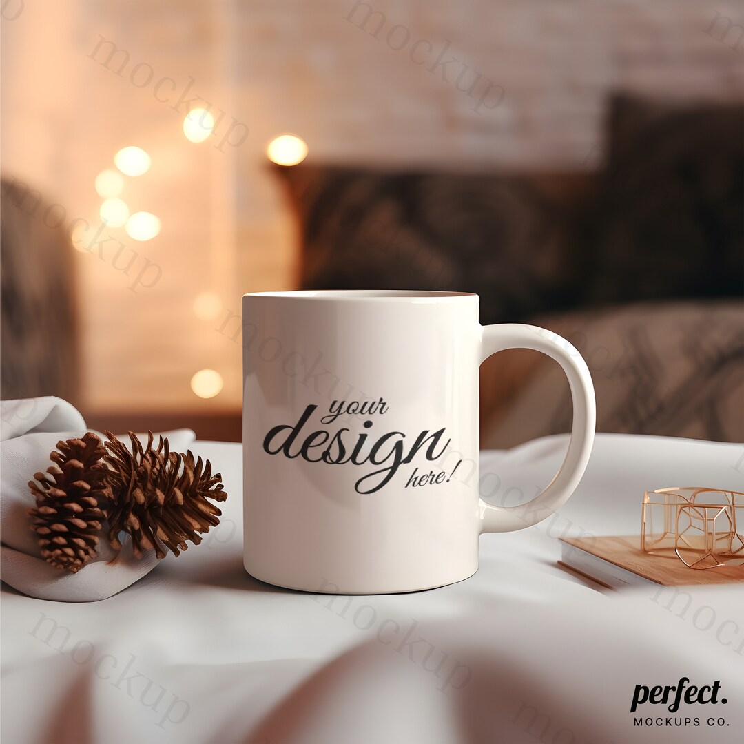 Christmas Mug Mockup Coffee Cup Mock up Winter Mock up Styled - Etsy