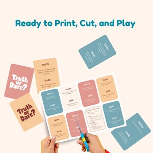 Printable Valentine Friends Truth or Dare Game Fun Party Game for ...