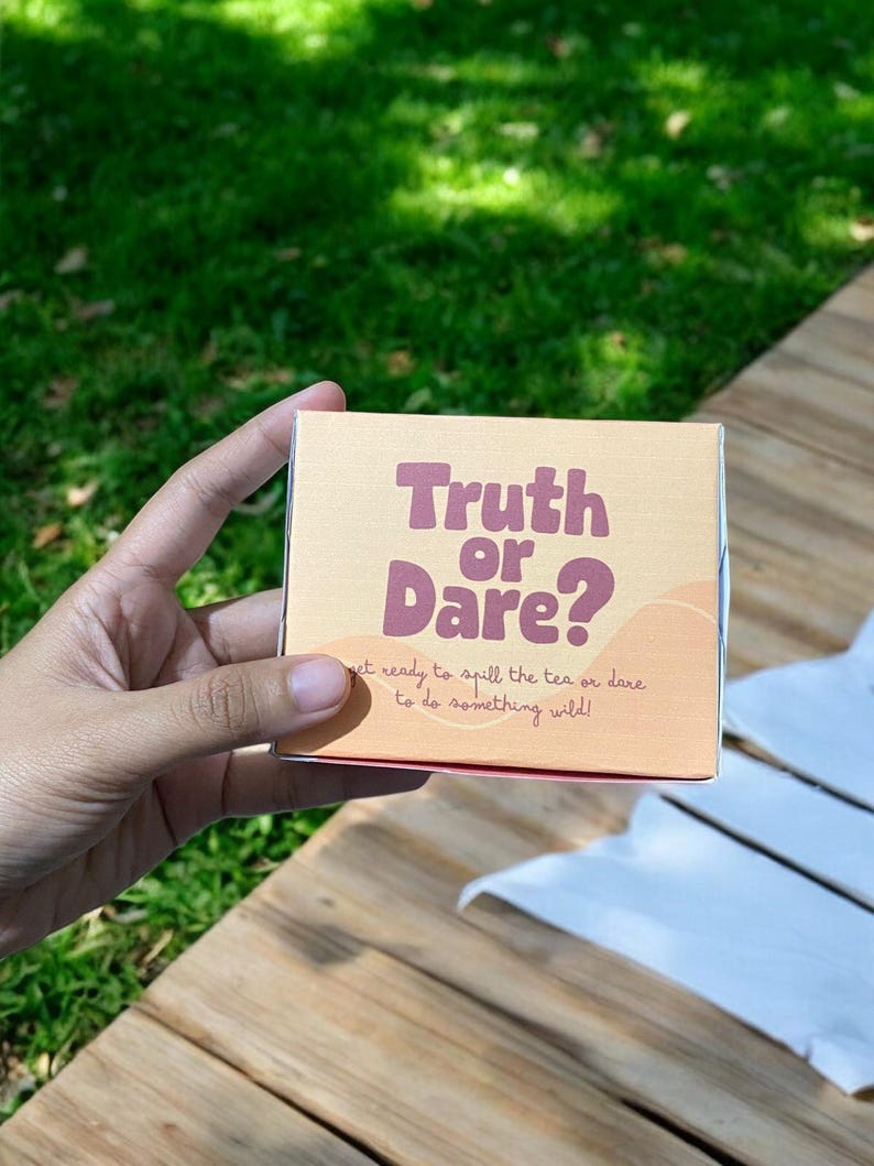 Printable Valentine Friends Truth or Dare Game Fun Party Game for ...