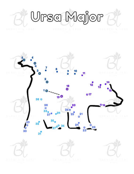 Constellations For Kids Connect The Dots