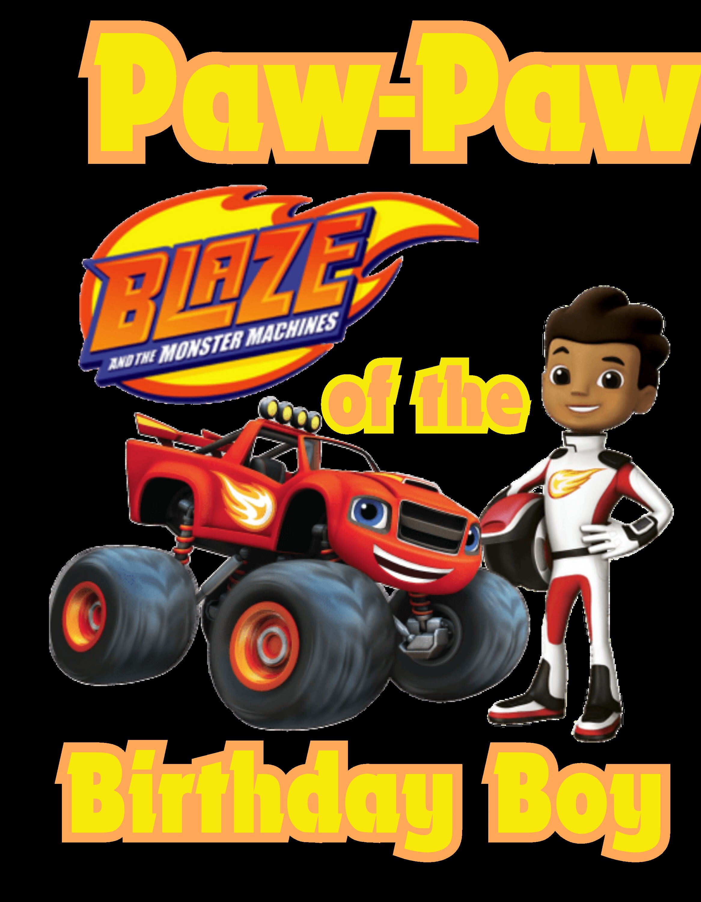 Blaze and the Monster Trucks PNG - Etsy