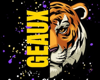 Geaux Tigers ( LSU Tigers) Png - Etsy