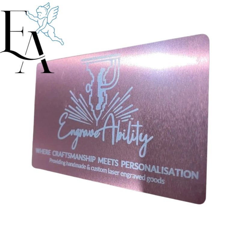 Engraved Metal Business Cards - Etsy