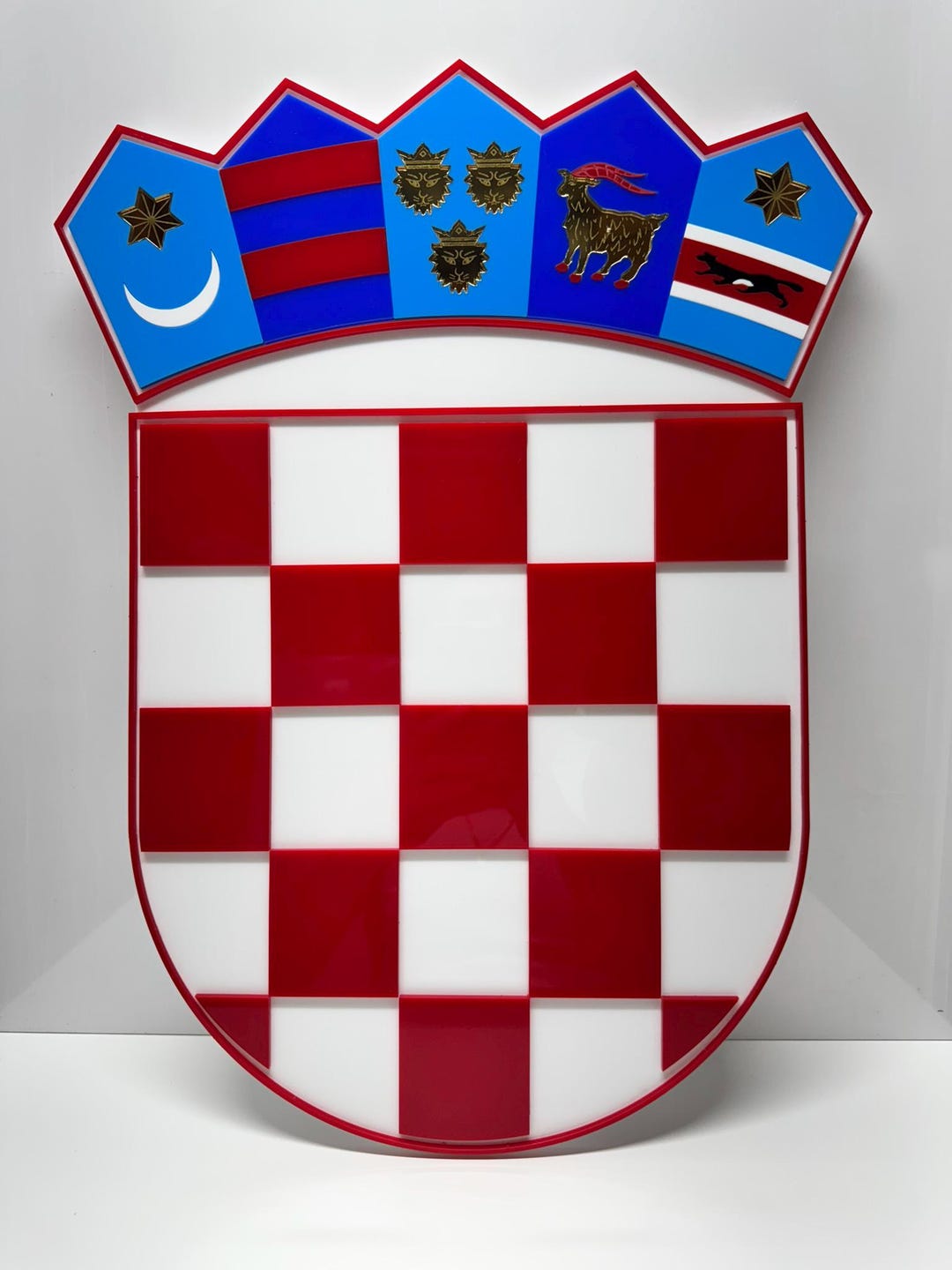 Croatian Grb (current Coat of Arms) - Etsy