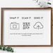 Wedding Photo Sharing QR Code Sign Template (digital Download), Snap It ...