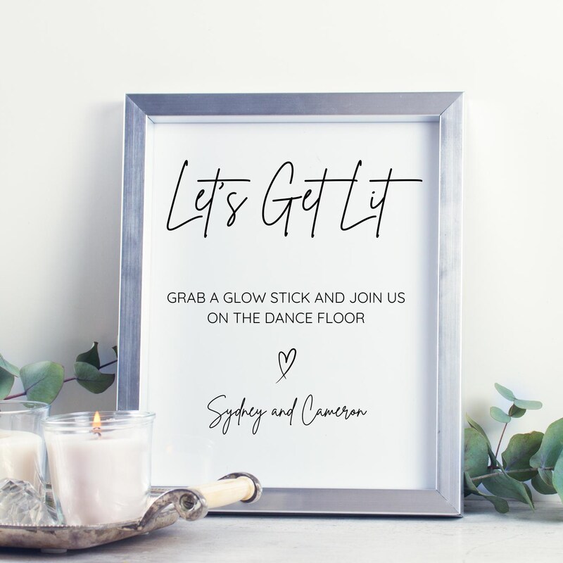 Wedding Glow Sticks - Etsy