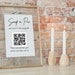 QR Code Card Sign Photo Video Sharing, Snap a Pic Sign, Minimalist ...