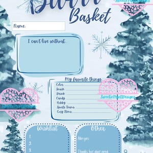 Burr Basket Questionnaire - Etsy