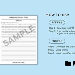 Printable Handwriting Worksheets Seven Pages letters, Numbers, Words ...
