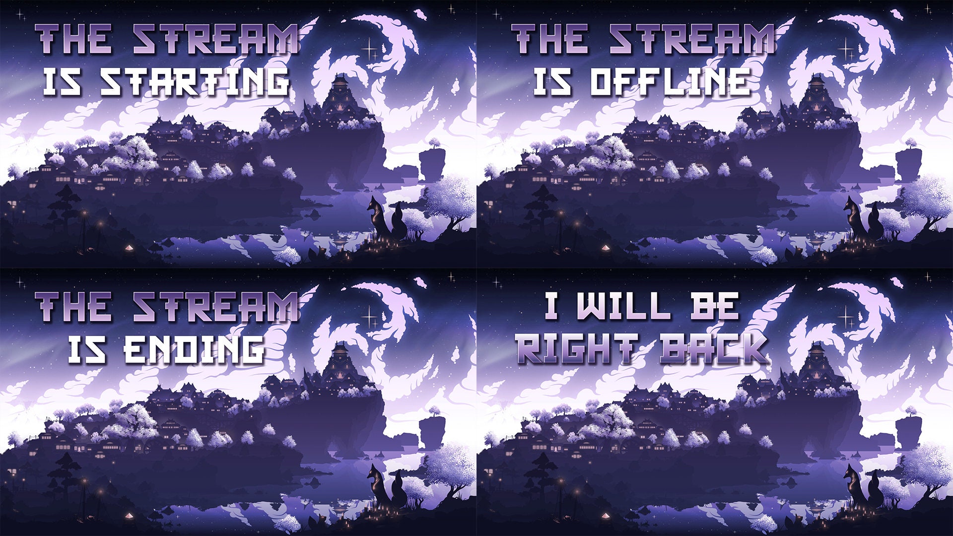 Overlay Pack Raiden Genshin Impact Overlay & Scenes - Etsy