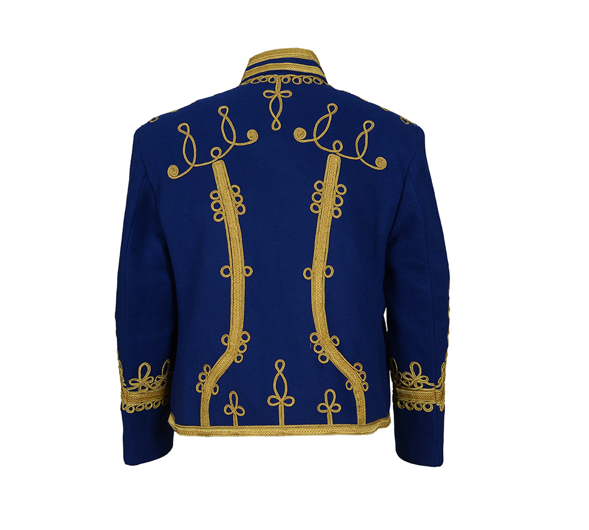 Napoleonic Hussar Jacket - Blue Military Uniform Tunic Pelisse Hendrix ...