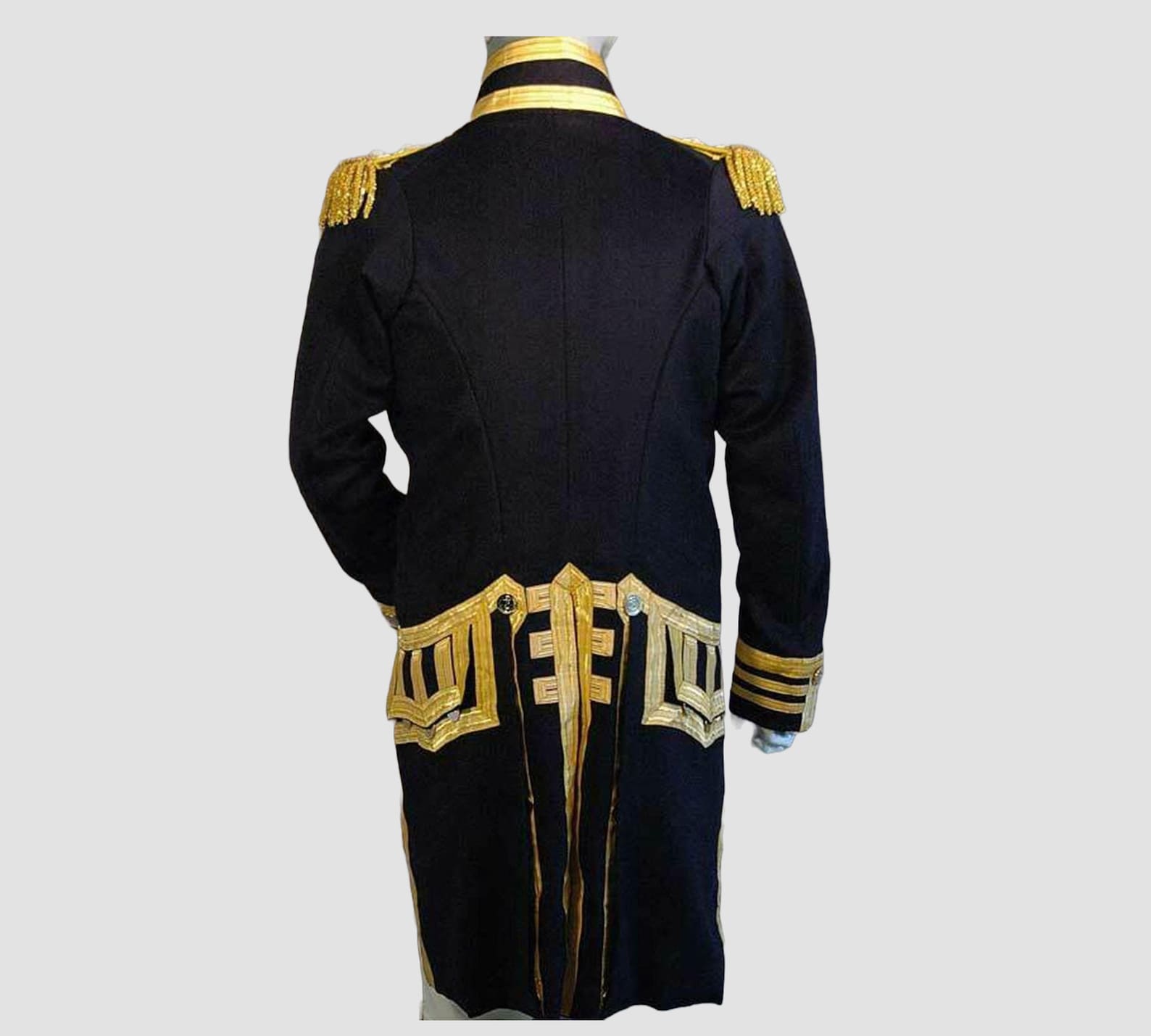 British Royal Navy Vice-admiral Historical Handmade Military Jacket for ...
