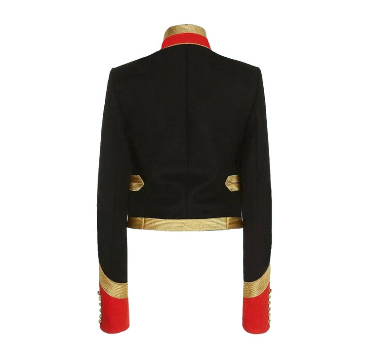 Women Military Blazer Wool Commander Jacket, Women Officer Jacket ...