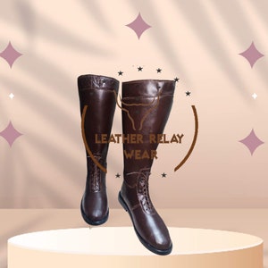 Men Long Shoes, Men Riding Boots, Leather Long Boots, Brown Boots ...