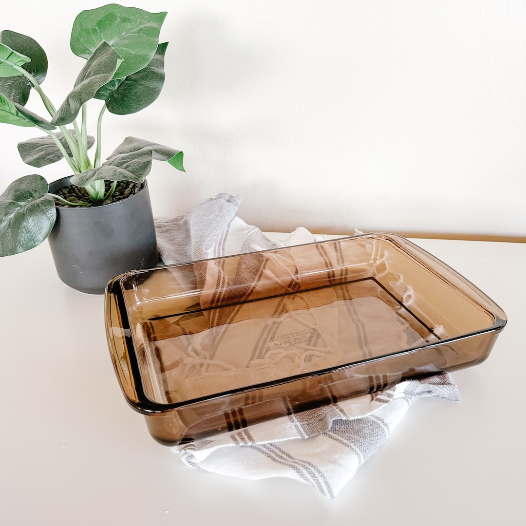 Rare Vintage Amber Pyrex Visions Baking Dish From 1970s - Etsy
