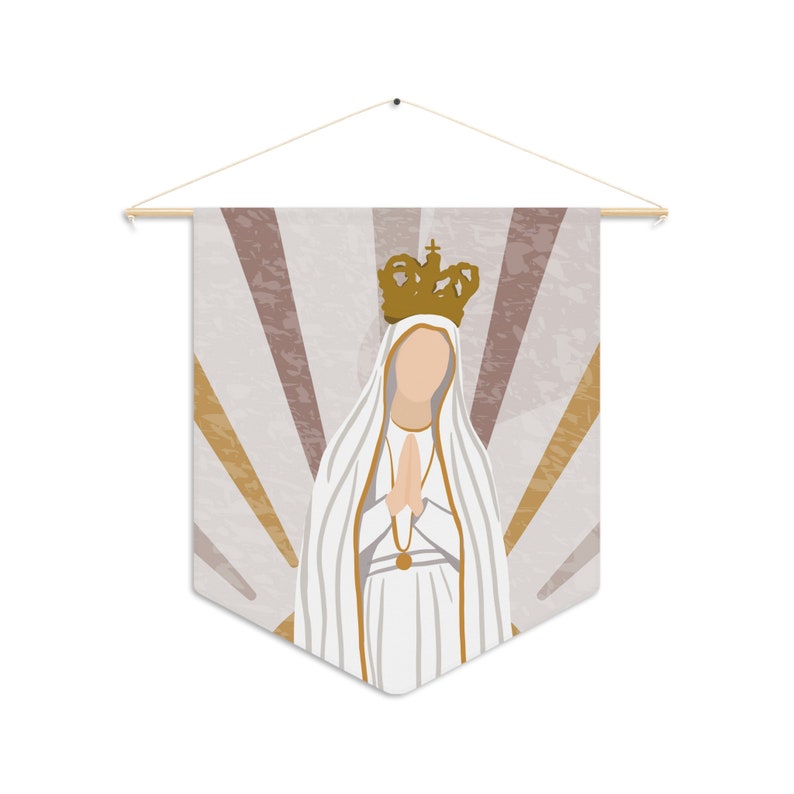 Our Lady of Fatima Banner - Etsy