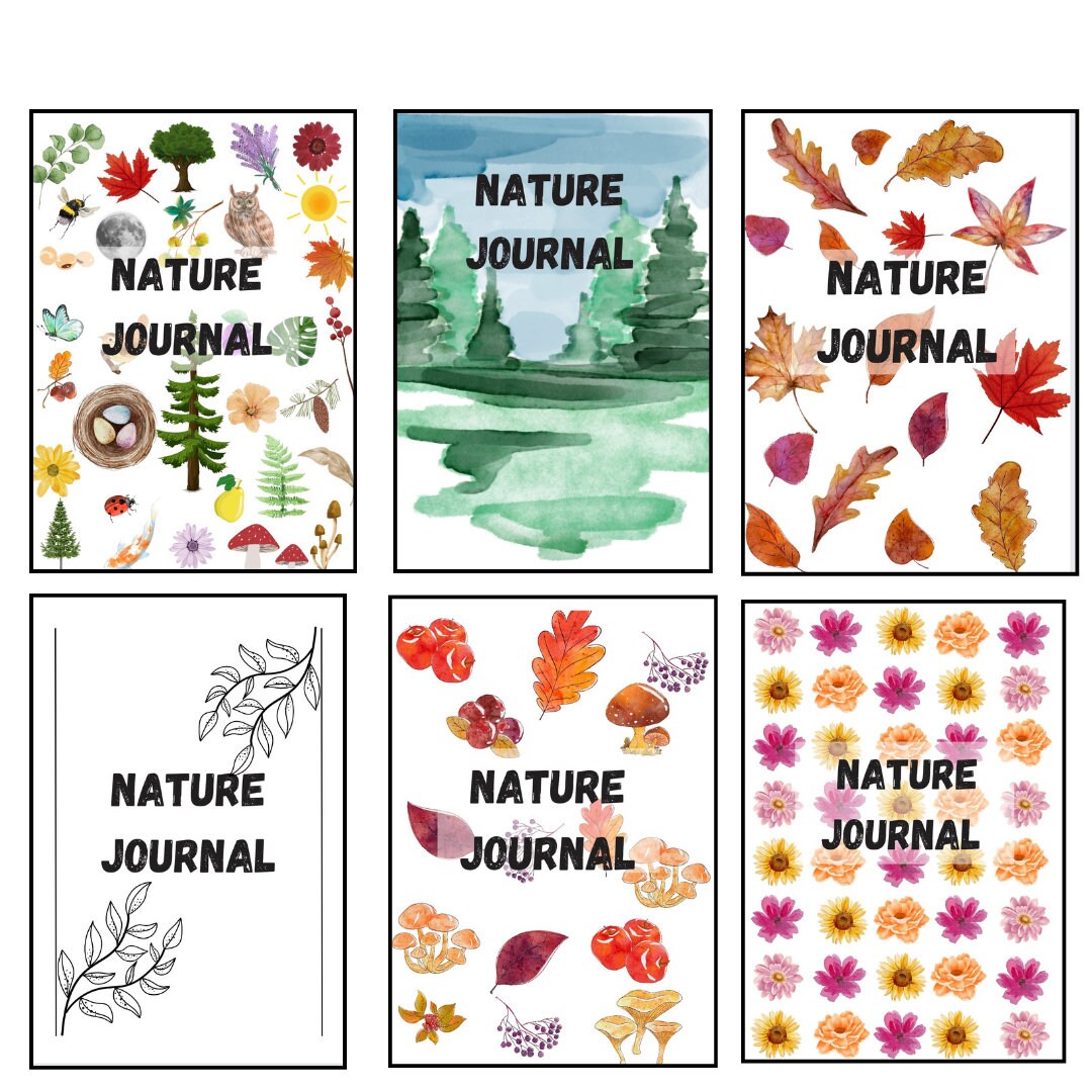 Guided Nature Journal Printable Pack Charlotte Mason Stle Homeschool ...