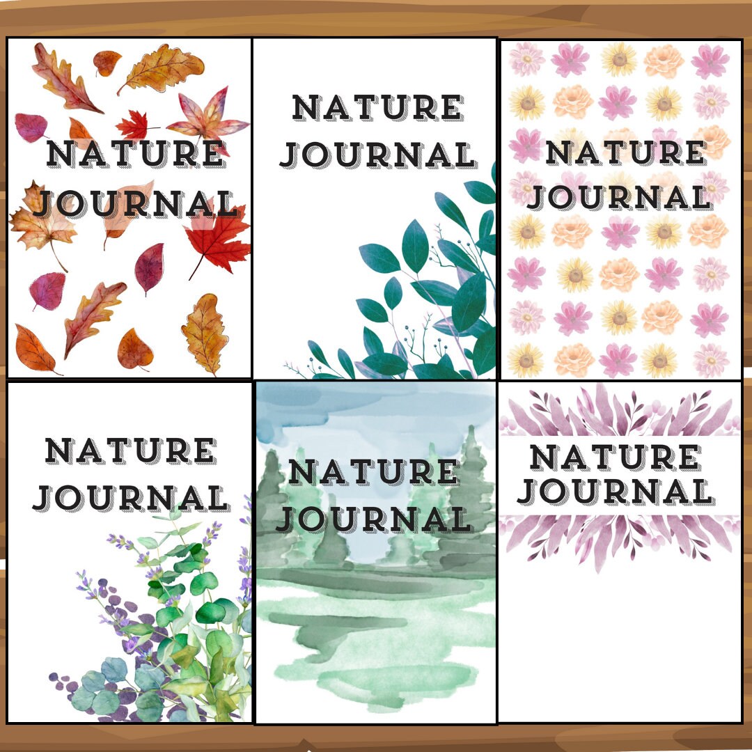 Guided Nature Journal Printable Pack Charlotte Mason Style Homeschool ...