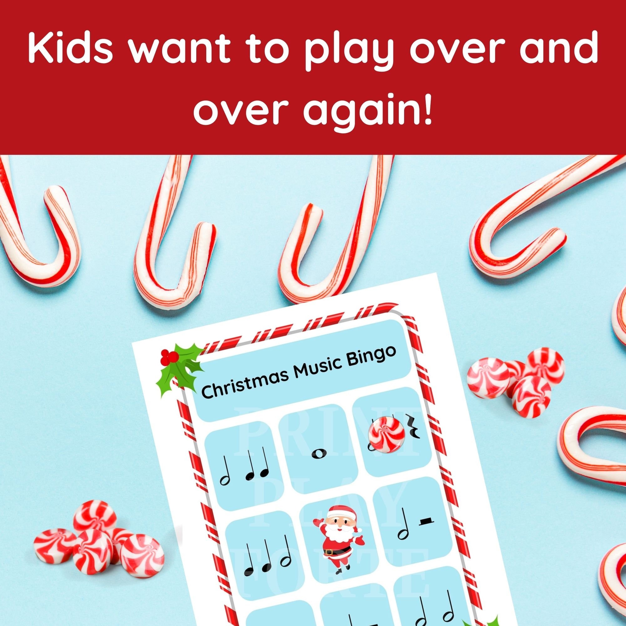 Printable Christmas Music Games, Holiday Music Class, Preschool Music ...