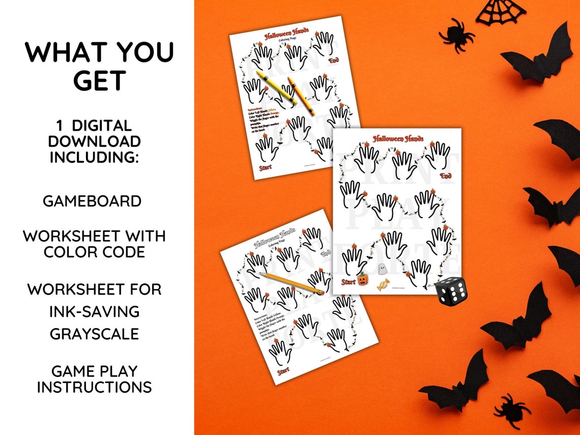 Halloween Music Game, Piano Lesson Printable (digital Download) - Etsy
