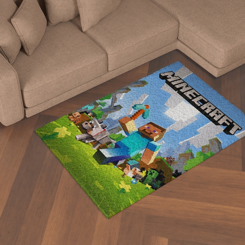 Minecrafts Rug - Etsy