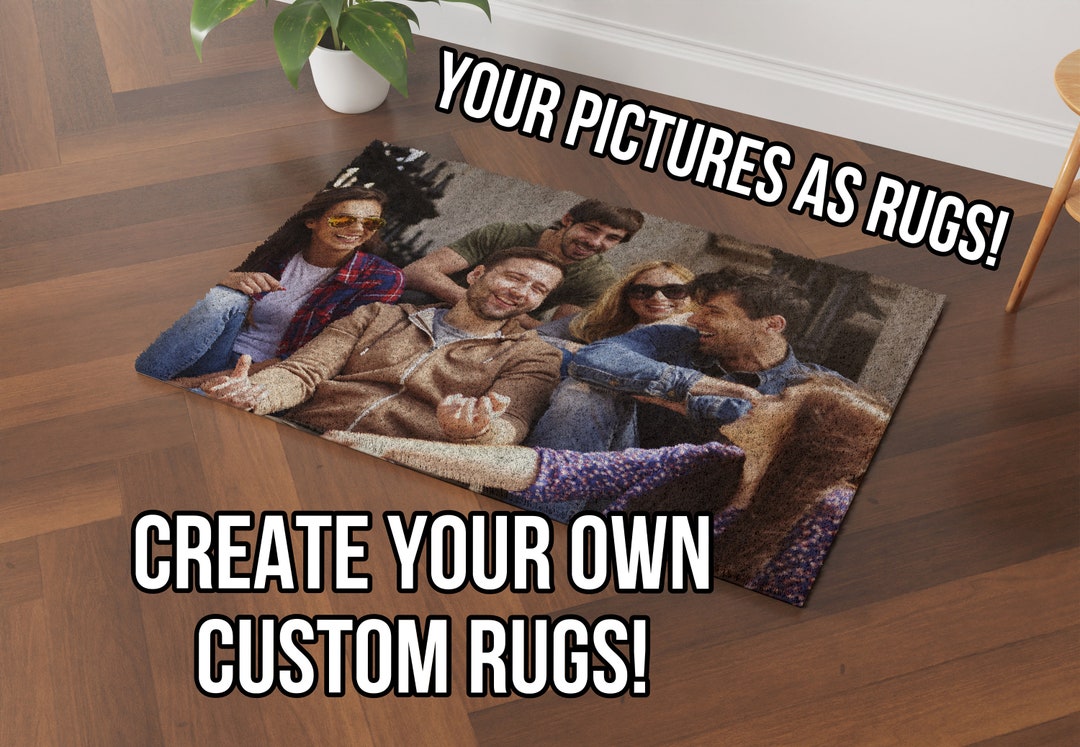 Create Your Own Custom Rug! Personalized Gift, Game Rug, Game Room Rug ...