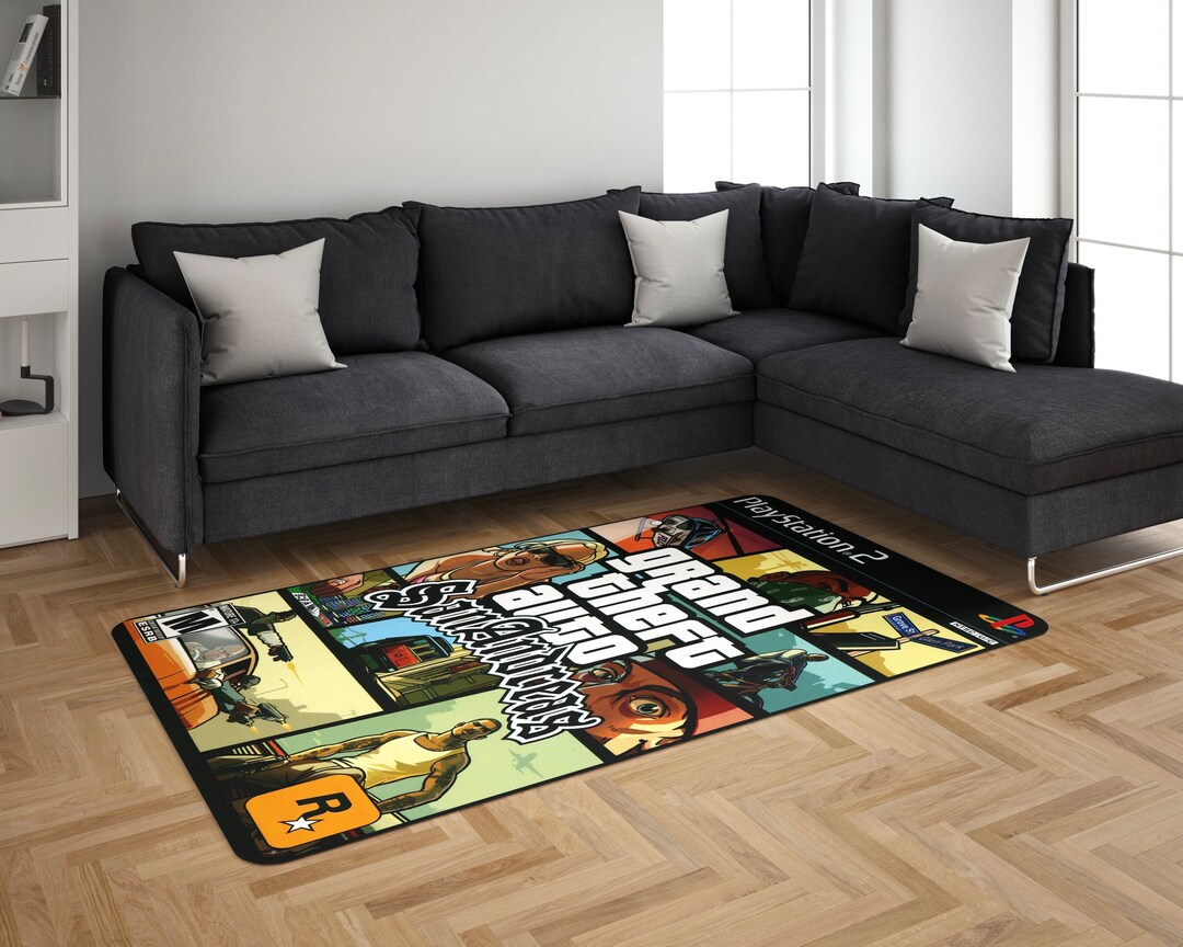 Grand Theft Auto San Andreas Rug GTA SA PS2 Videogame - Etsy