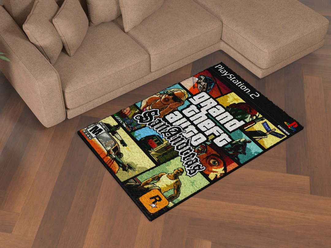 Grand Theft Auto San Andreas Rug GTA SA PS2 Videogame - Etsy UK