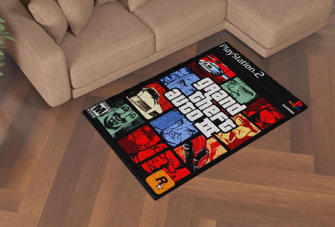 Grand Theft Auto III Rug GTA 3 PS2 Videogame - Etsy