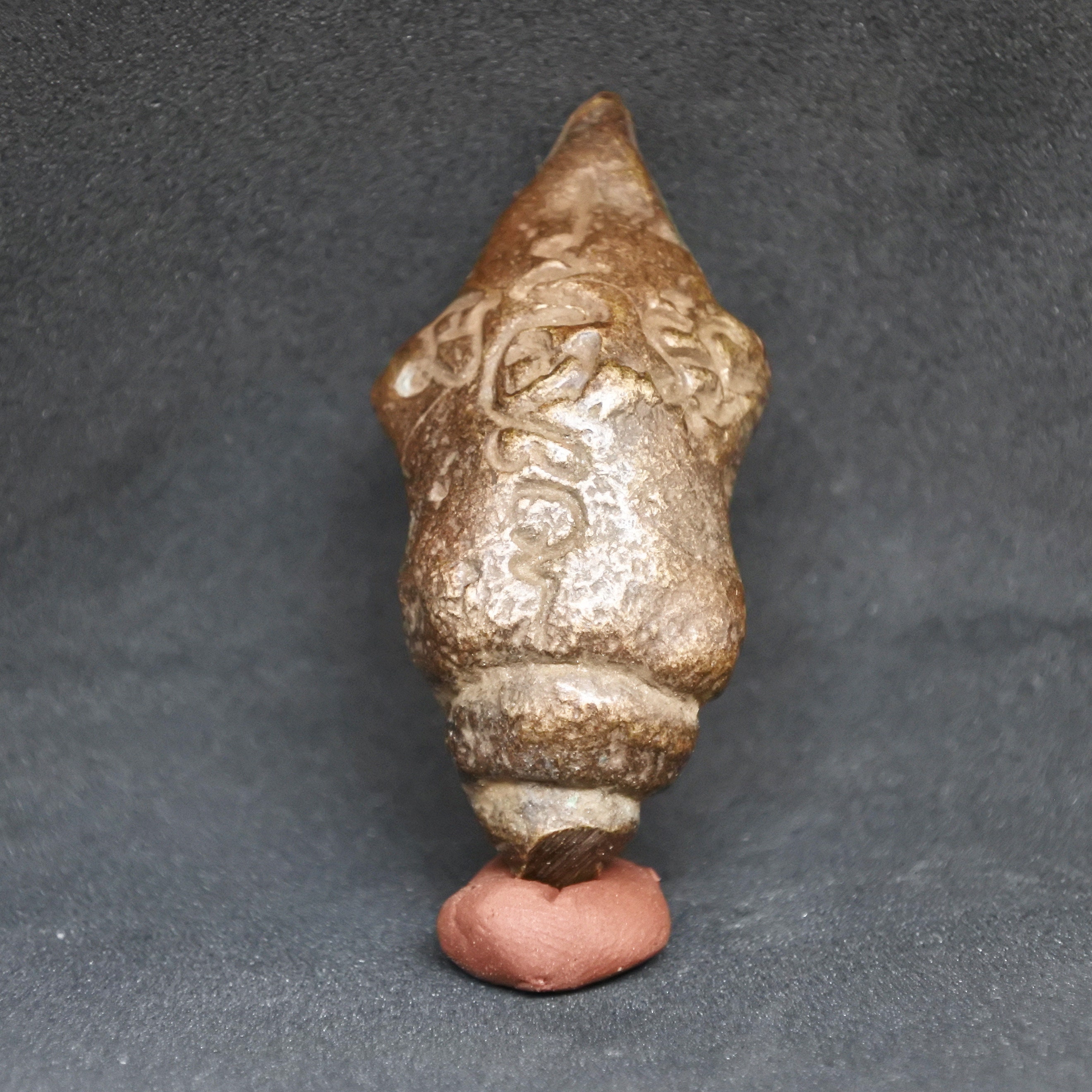 Rare Antique Phra Pidta Eye Closed Upakut Upakhut Upagupta on Shankha ...