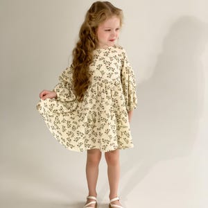 Flower Girl Dress PDF Sewing Pattern Long Sleeve Ages 7-14 Years - Etsy