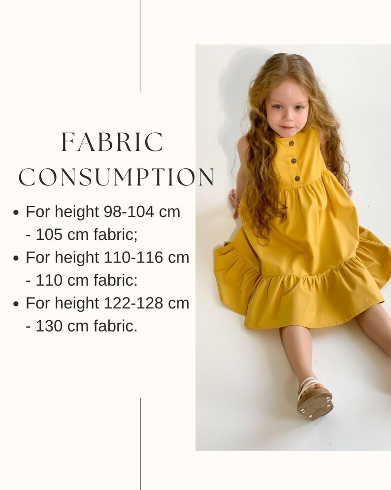 Toddler Girl Dress PDF Sewing Pattern: Sleeveless Ruffle Hem (sizes 2T ...