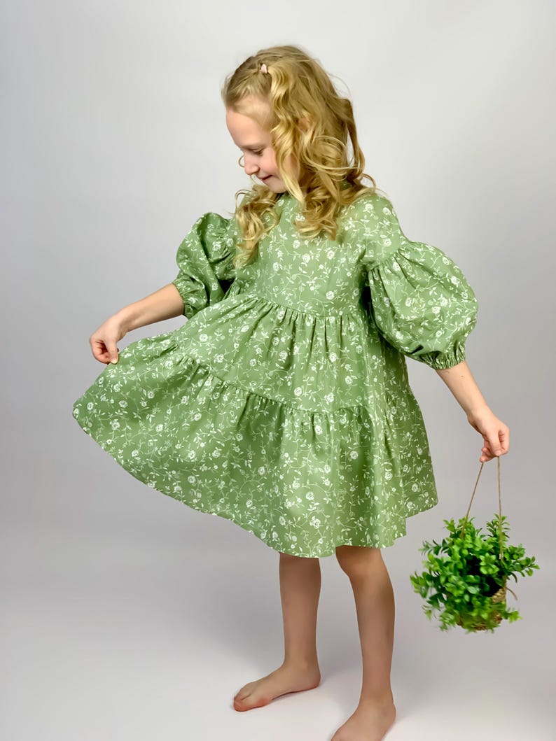 Girl Dress Pattern Sewing Pattern Girl Dress PDF Pattern 9m-14 Year - Etsy
