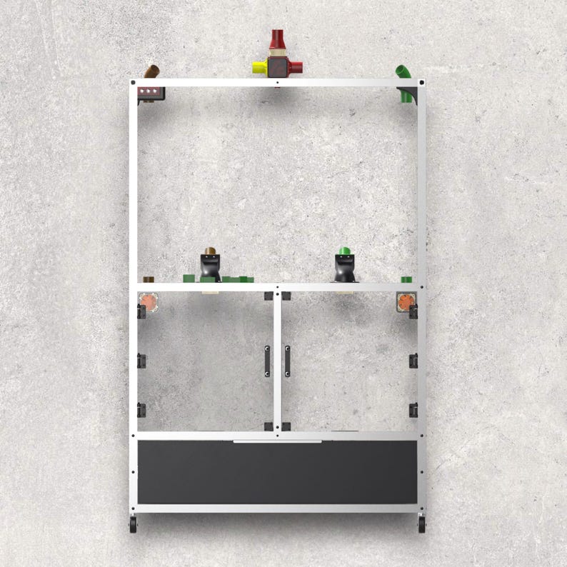 3D Printer Rack V2 Aluminum Extrusion 3D Modeled Design Build Plan - Etsy