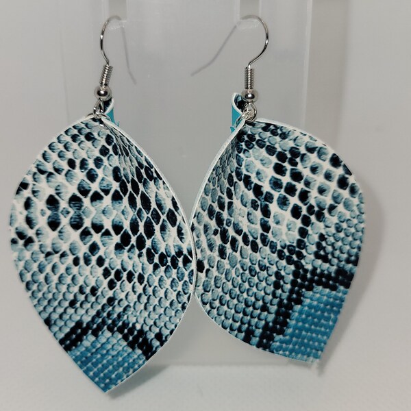 Snakeskin Earrings - Etsy
