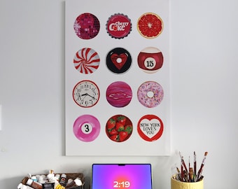 Panama City Beach PCB Sticker FL Florida Ocean Wave Circle Laptop Cup ...